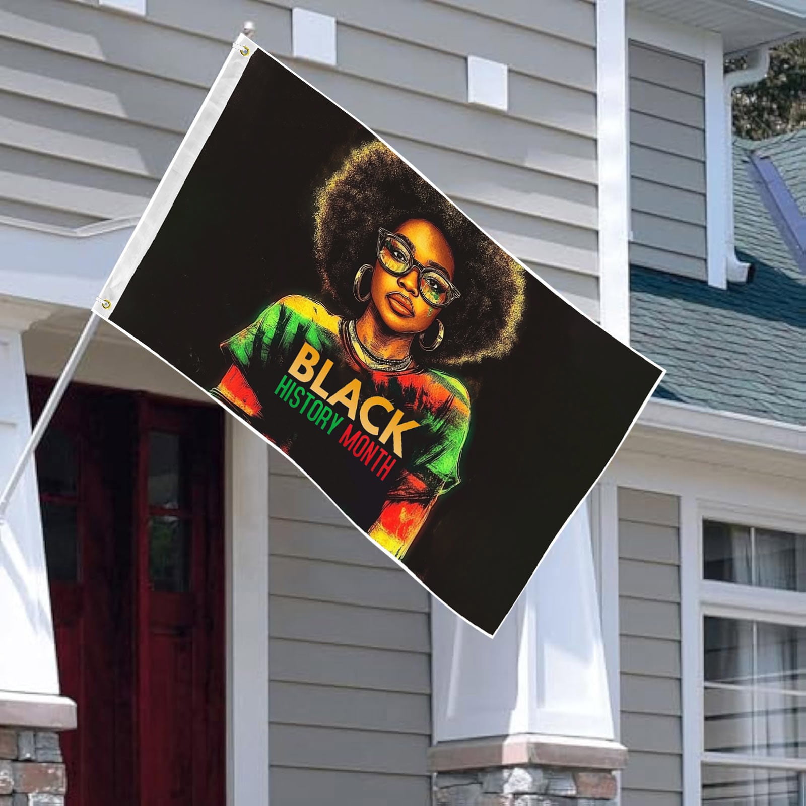 Binmer 3x5 Ft Month Flag Color And Fade Proof Americans Flags Canvas ...