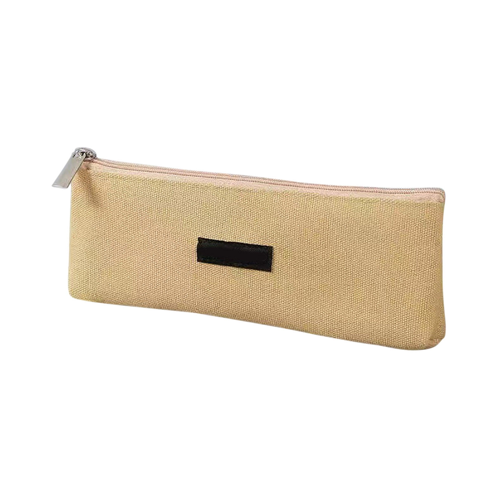 Binmer Canvas Pencil Case Large Capacity Student Stationery Box ...