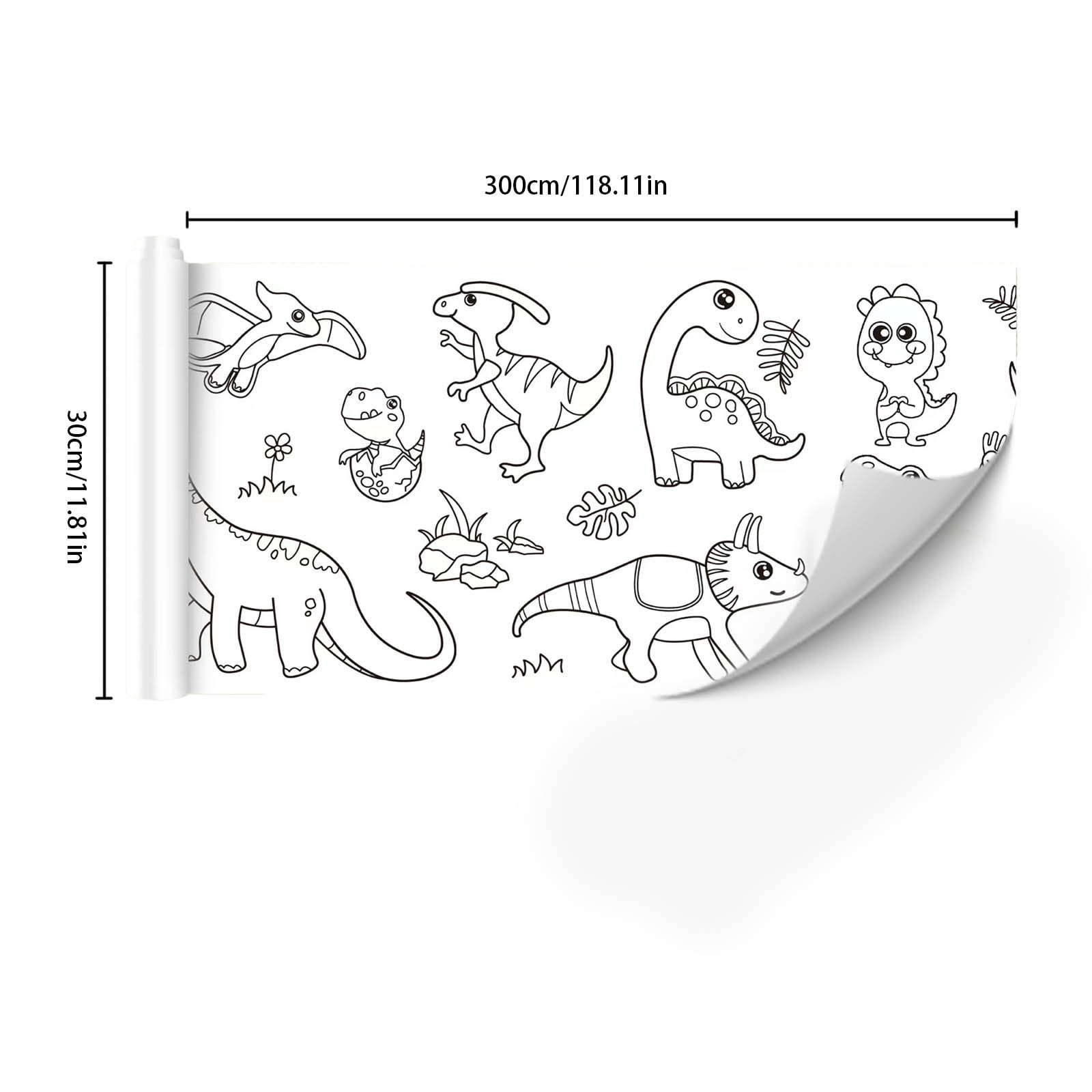 Binmer Children's Wisdom Doodle Roll Repeatedly Paste The Baby Canvas ...