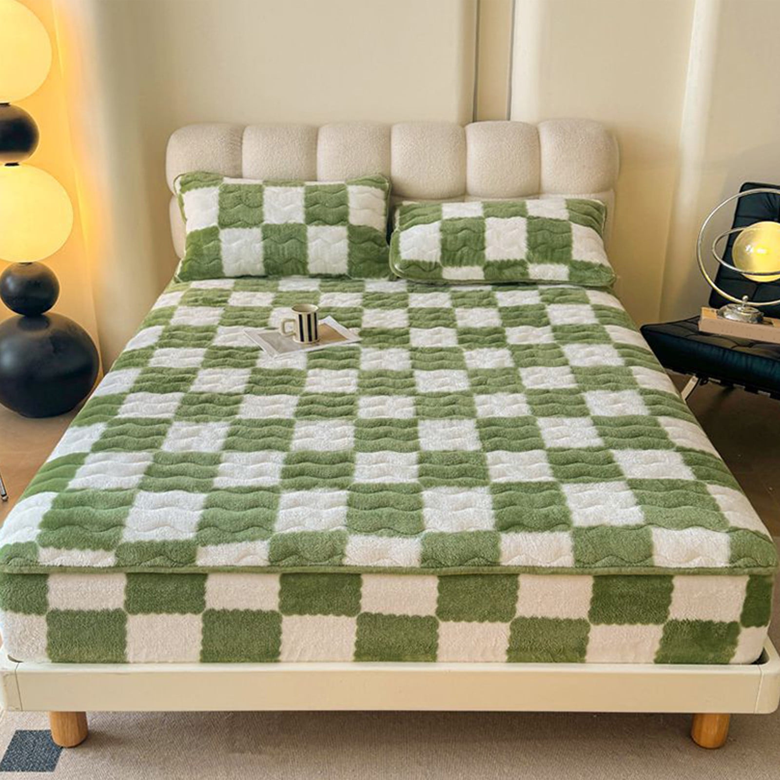 Binmer Clearance Fitted Sheet Protective Cover For Bed Mattress Pocket ...