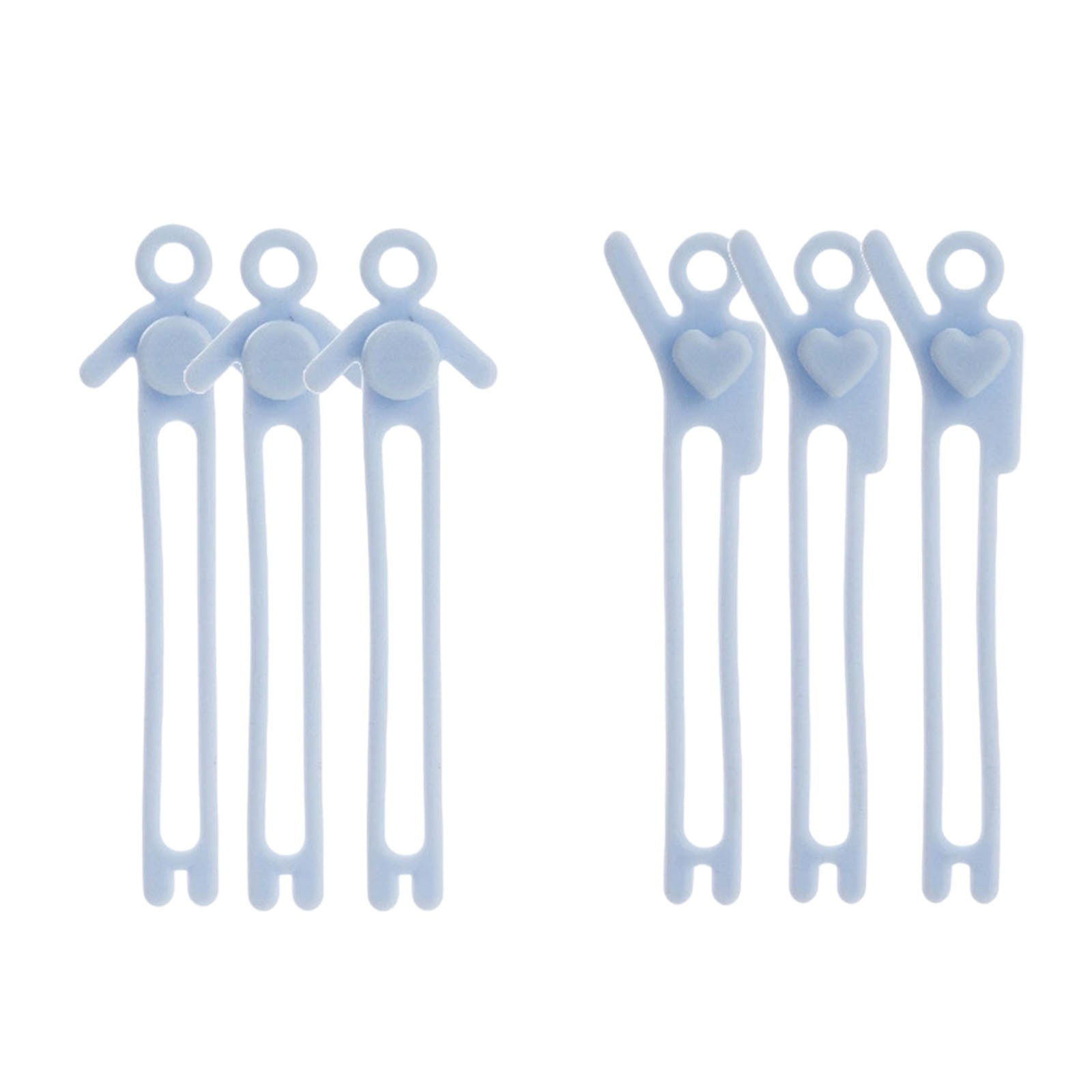 Binmer Data Cable Organizer Silicone Cable Ties Reusable Cable ...