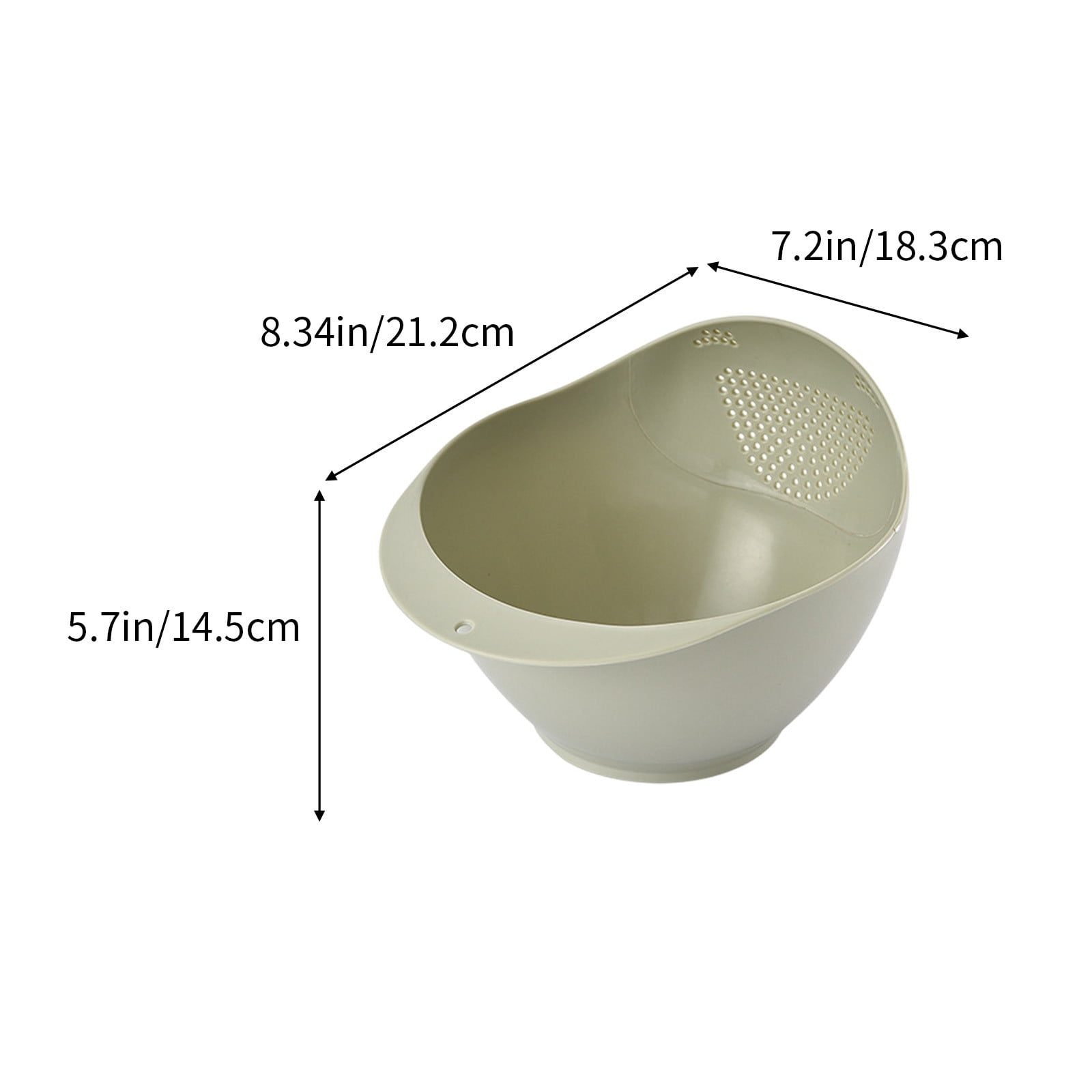 Binmer Factory Food Grade Large Double Drainage Basket Plastic Sink ...