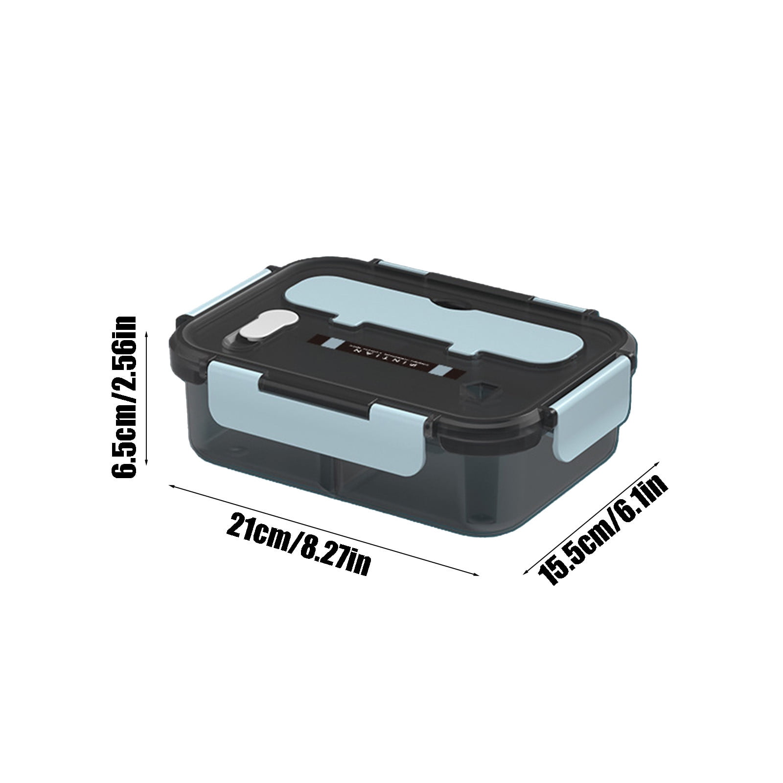 Binmer Heat Resistance Lunch Box Leak Proof Sealed Compartment Lunch ...