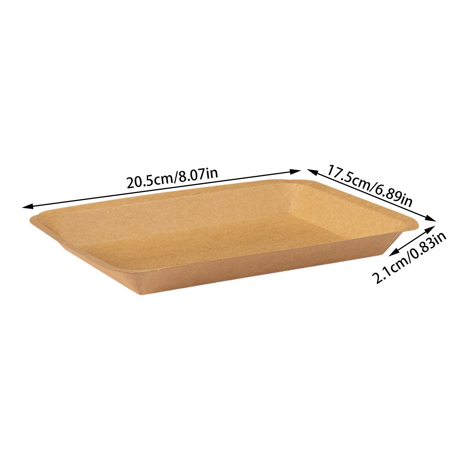 Binmer Kitchen Essentials 50PC Fry Chicken Burger Disposable Paper Tray ...