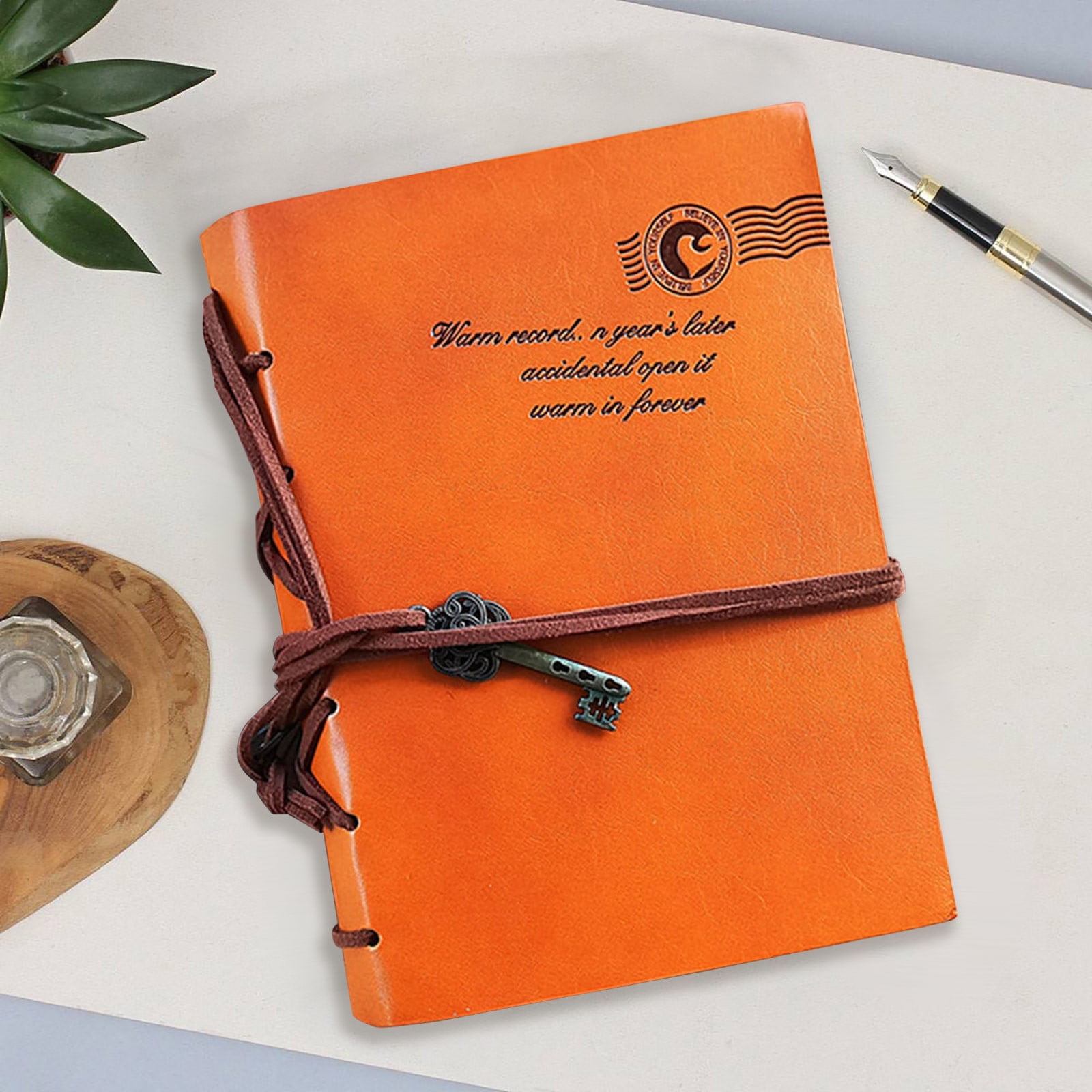 Binmer New Vintage Key String Leather Note Book Diary Notebook ...