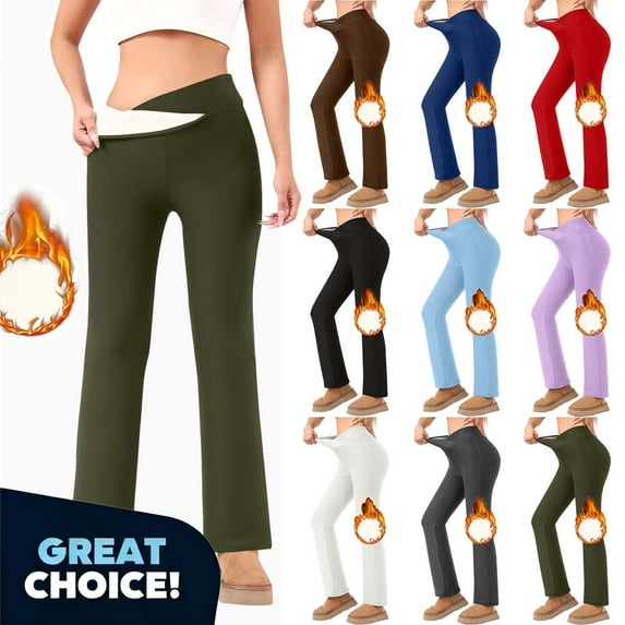 Binmer No Boundaries Women's Fleece Lined Leggings with Pockets, High ...