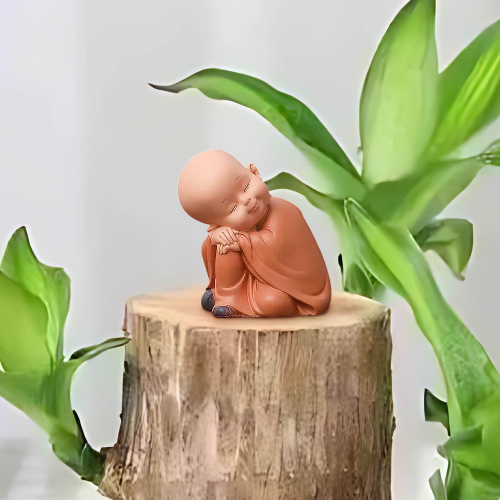Binmer Small Decoration Zen Monk Home Decoration Living Room Tea Table ...
