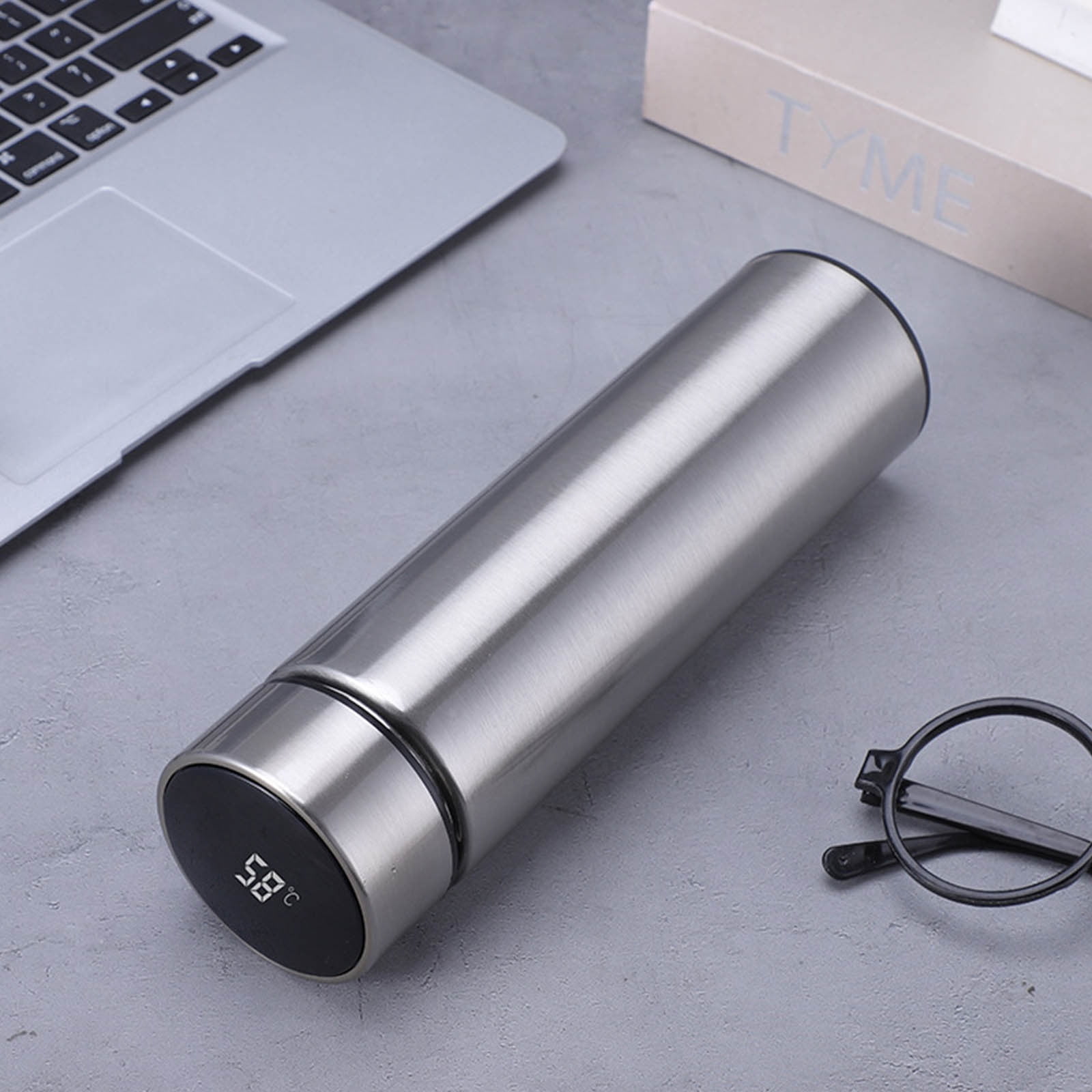 Binmer Stainless Steel Vacuum Flask Smart Kettle LCD Screen Display ...
