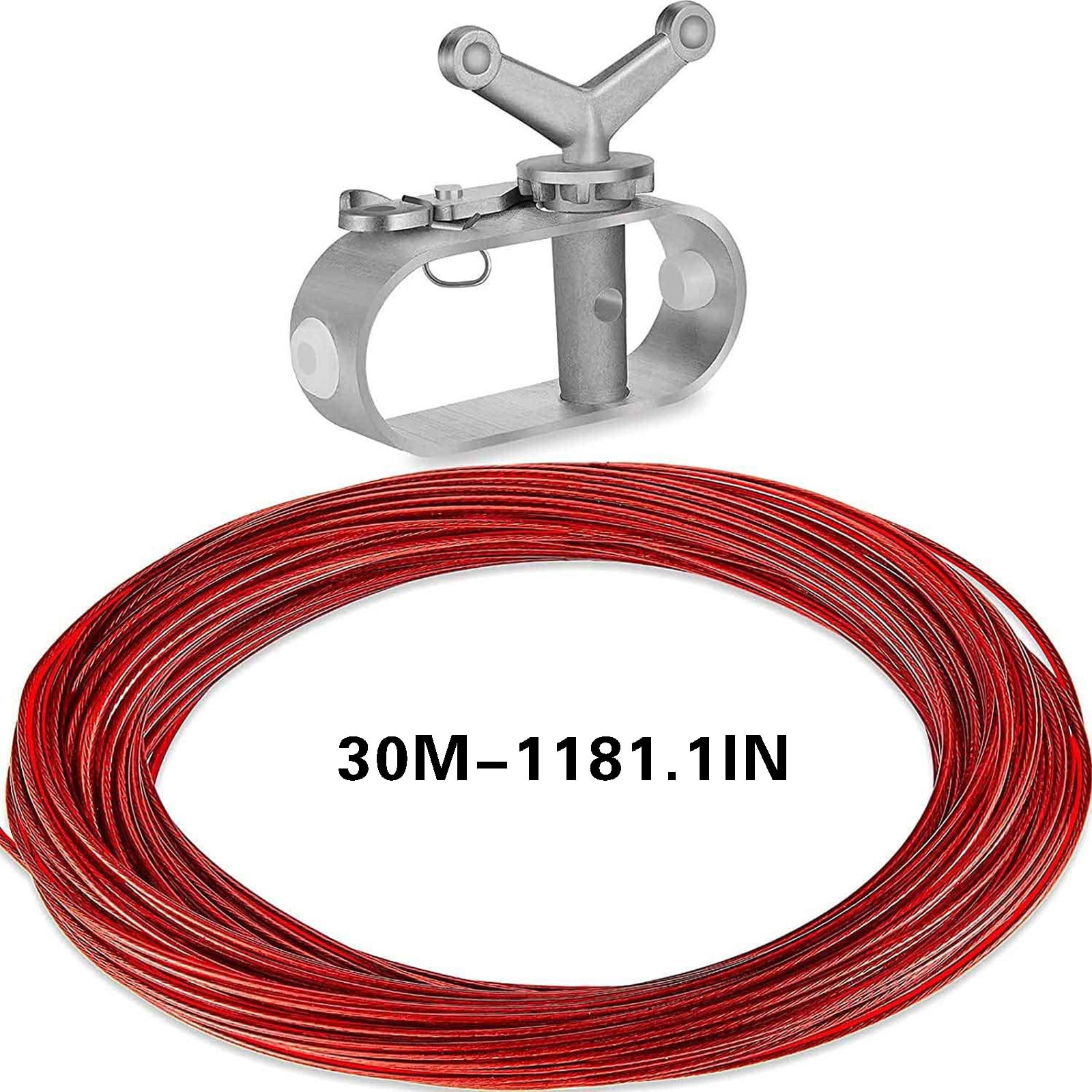 Binmer Swimming Pool Cover Cable Winch Kit For Ground Winter Swimming ...