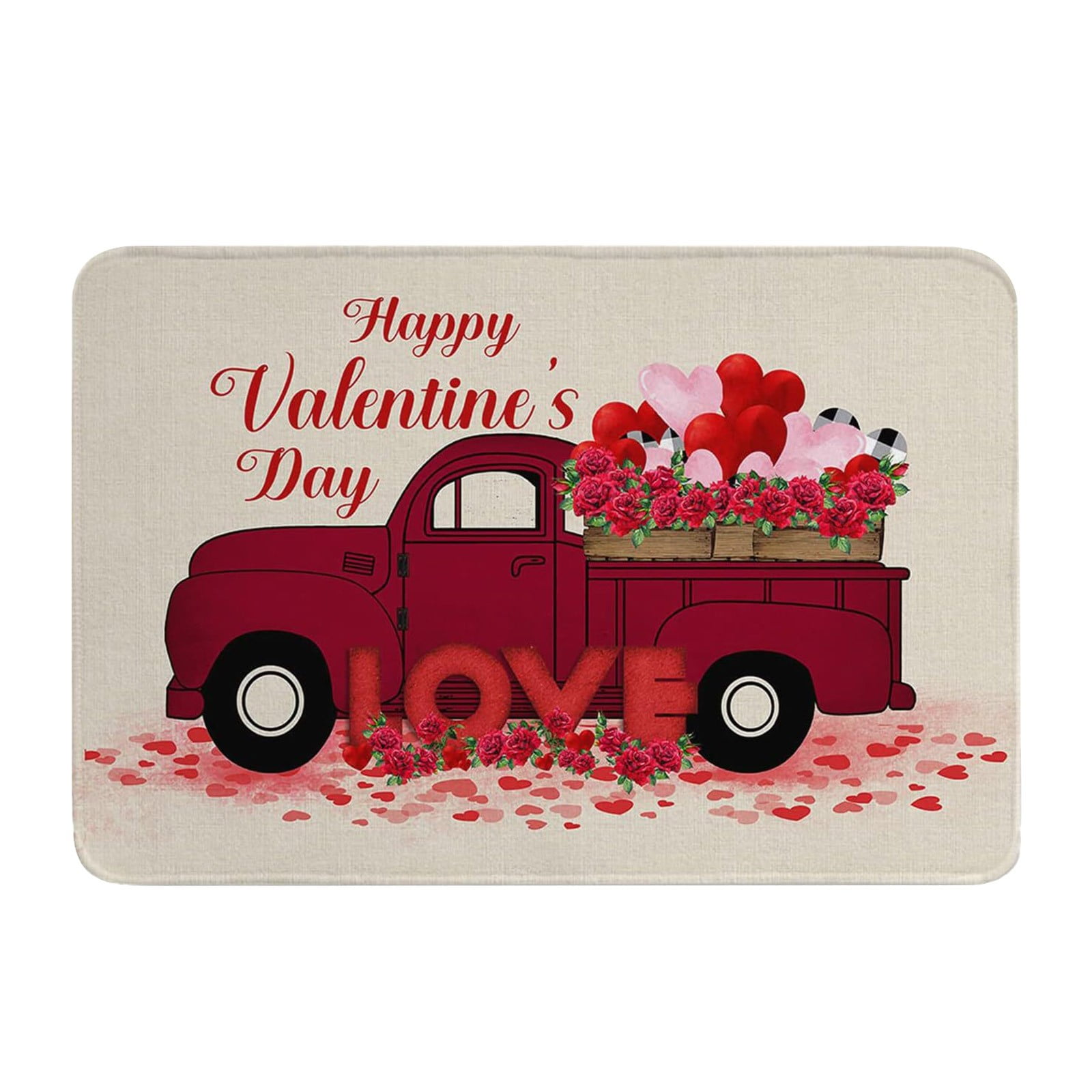 Binmer Valentines Day Decorations Valentine's Day Love Door Mat ...