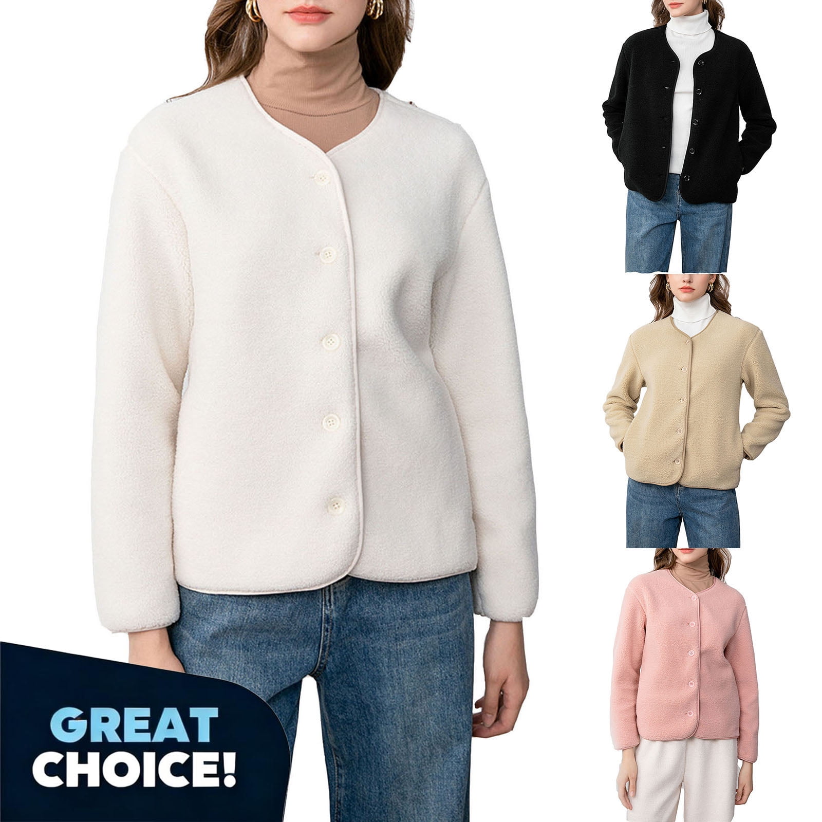 Binmer Women's Cardigan Sweater with Pockets, Midweight Womens Fall ...