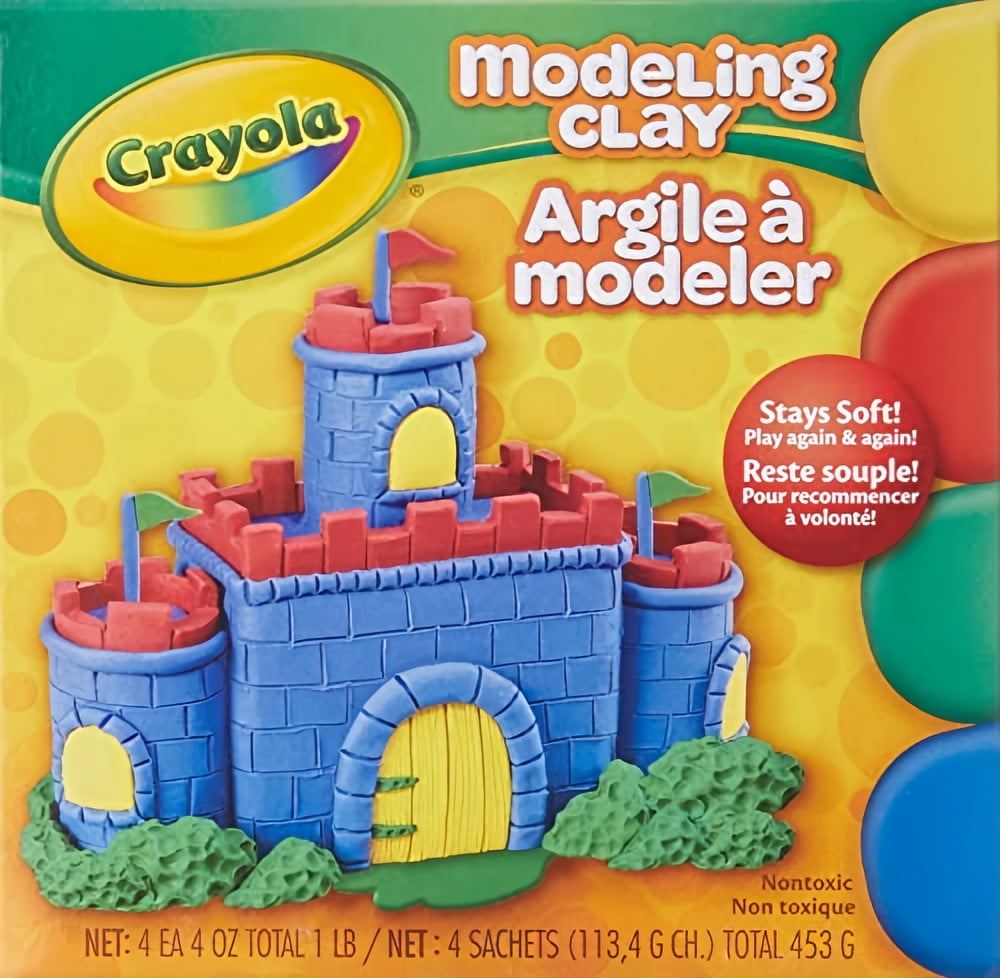 Crayola Modeling Clay (Pack of 4) - Walmart.com