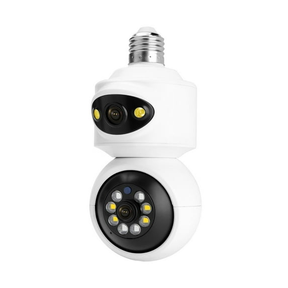 Binocular Bulb Wireless Camera Light Source Lighting 360 Night Full ...