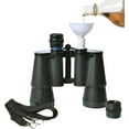Binocular Flask with Funnel, Nylon Strap - 16 oz Secret Flask, Hidden ...
