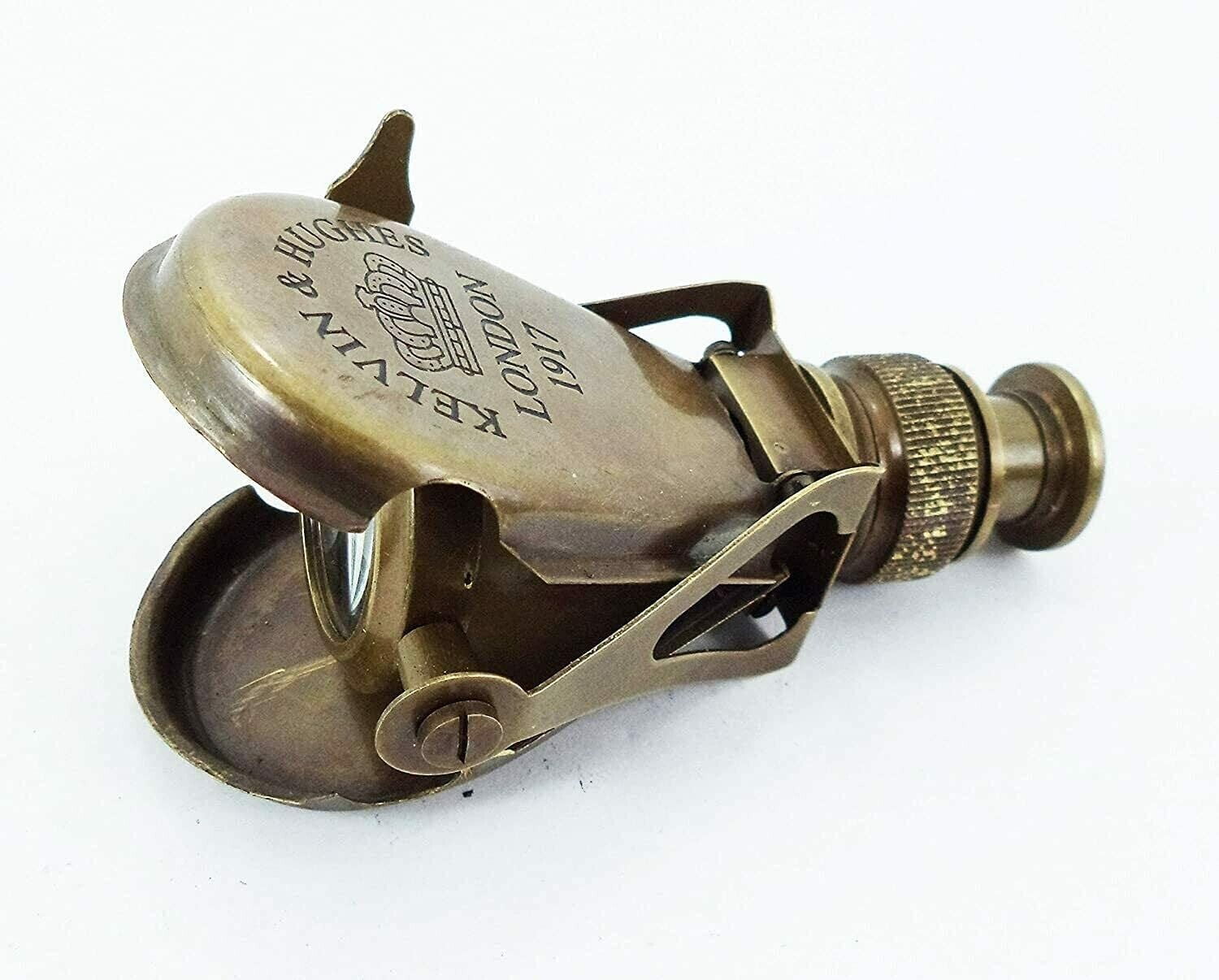 Binocular Nautical Antique Brass Binoculars Monocular Vintage Nautical ...