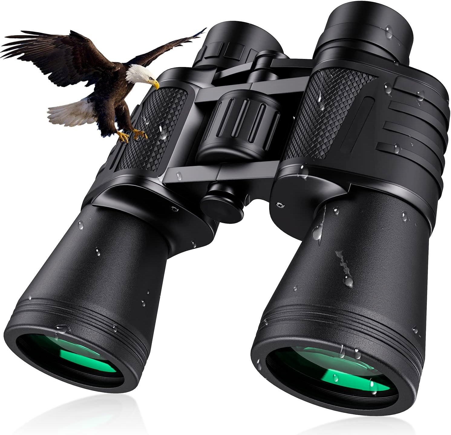 Sevenlady Binoculars, 20x50 Binoculars for Adults, Compact HD High Powered Binoculars with Low ...