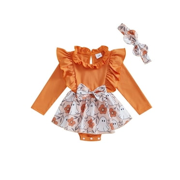 Disney Winnie the Pooh Newborn Baby Girls Romper Orange 0-3 Months - Walmart.com
