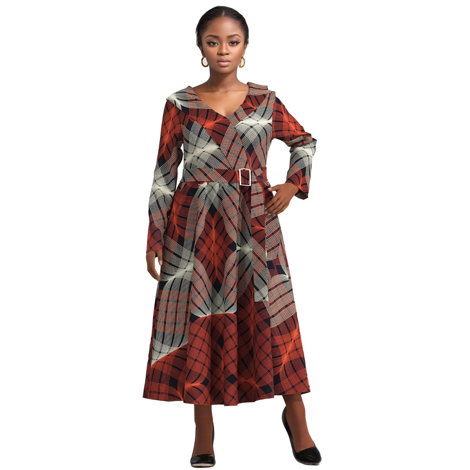 BintaRealWax Africa Dress for Women African Wax Print Dresses Dashiki ...