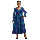 BintaRealWax Africa Dress for Women African Wax Print Dresses Dashiki ...