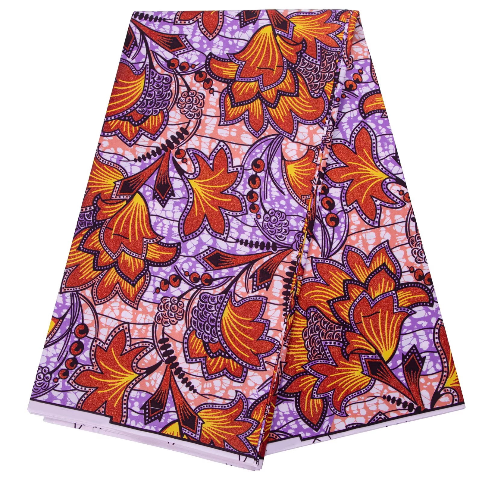BintaRealWax African Batik Fabric Ankara Wax Print Kente Bronzing Gold ...