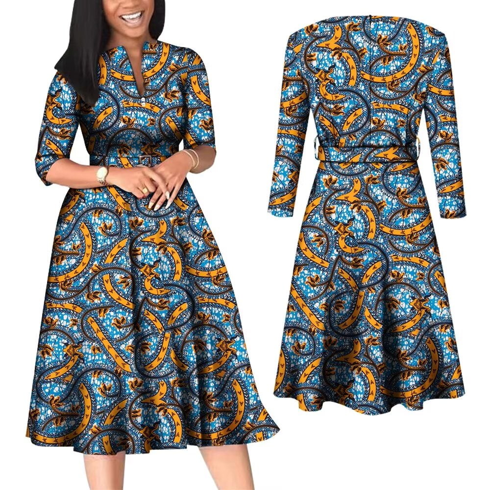 Long Dress Batik Elegant