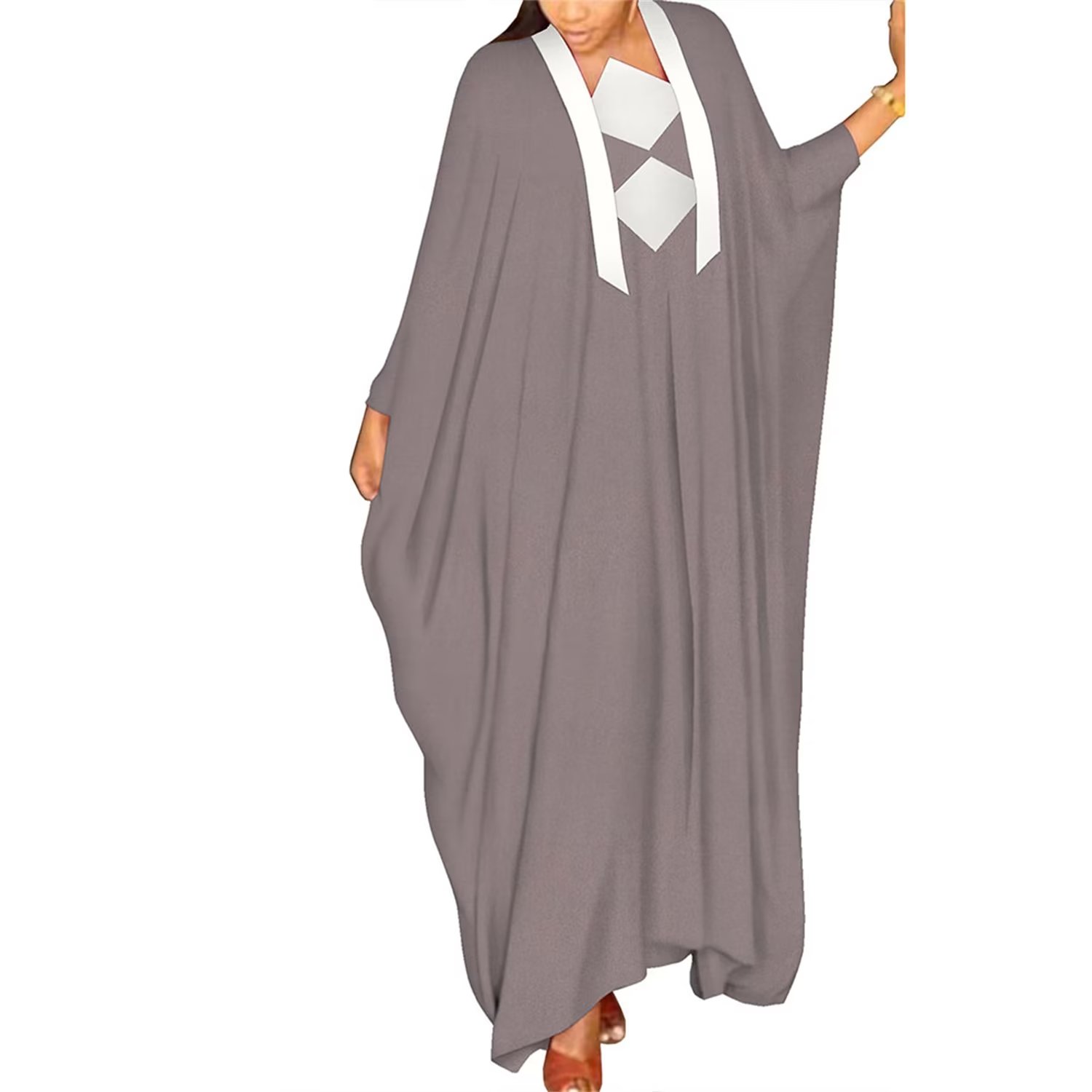 BintaRealWax African Dresses for Women Muslim Fashion Dubai Abaya Long ...