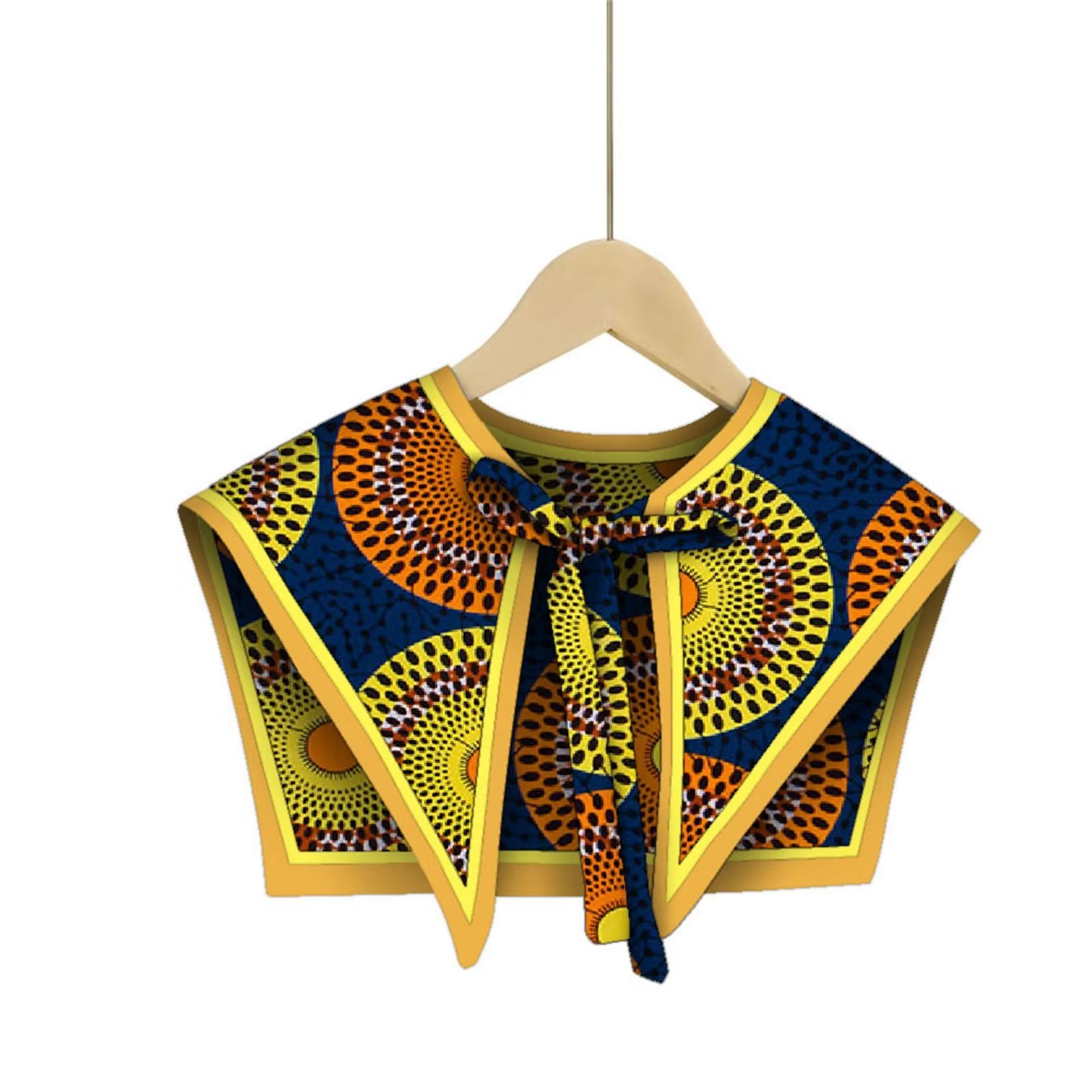 BintaRealWax African Women Detachable Collar Choker Necklace Print ...