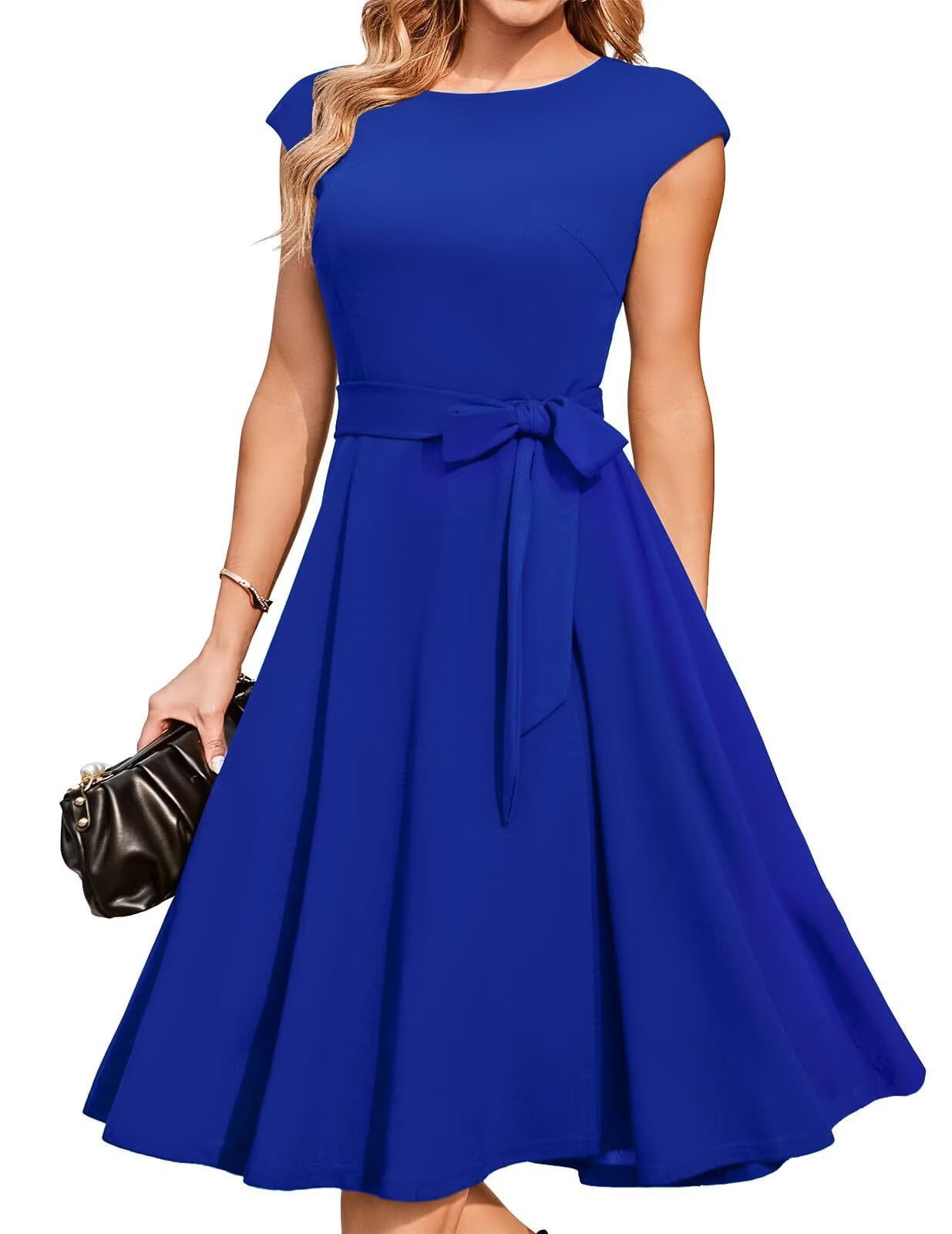Bintarealwax Women's Cocktail Dresses Formal Wedding Guest Church ...