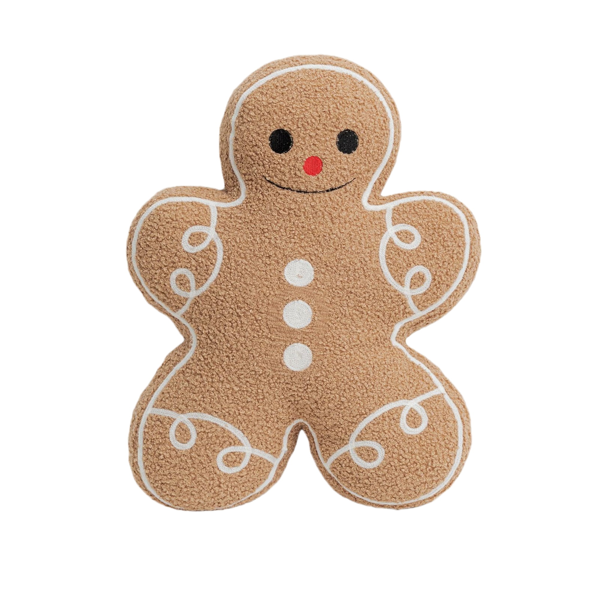 Binwwede Christmas Plush Pillow Cute Gingerbread Man Plush Toy Stuffed ...