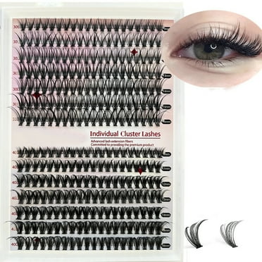 Aliver Single Lashes Eyelash Clusters 240 Pcs Individual Lashes 9-16 mm ...