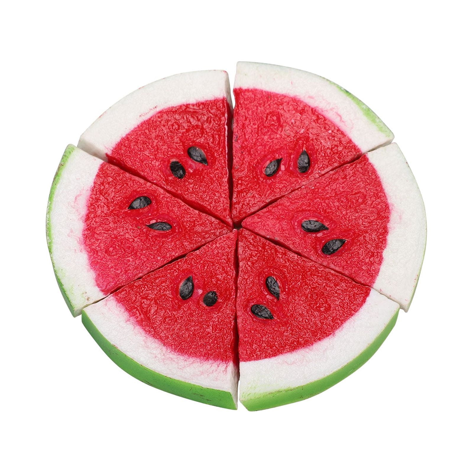 Binzhouyixin Artificial PVC Watermelon Slices, Realistic Decoration ...