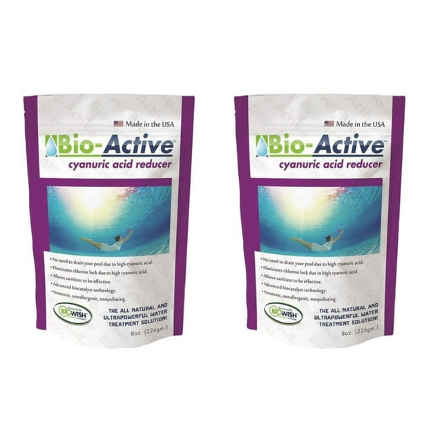 Free Shipping! Bio-Active Cyanuric Acid Reducer Powder for Pools, 8 Oz ...