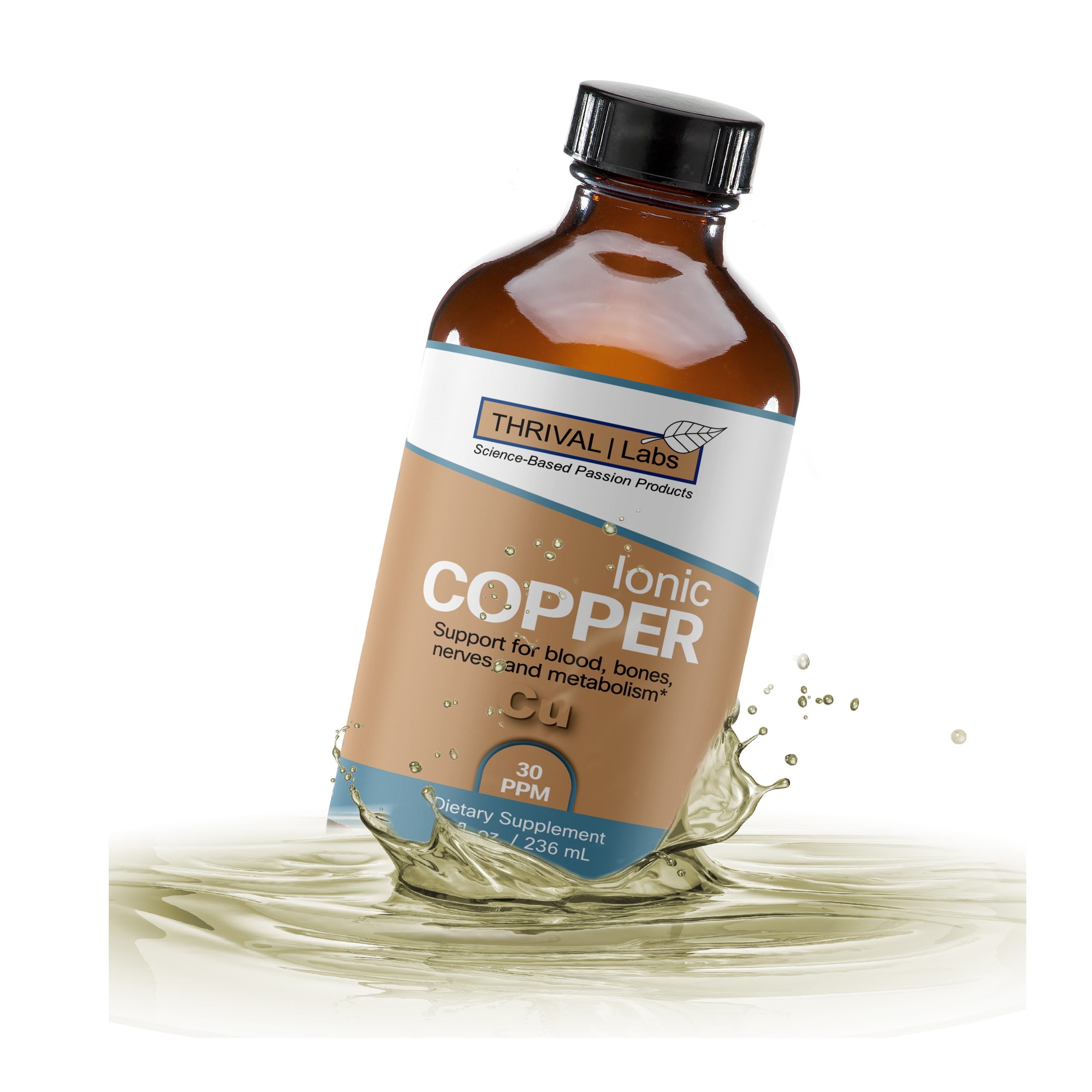 Ionic Colloidal Copper Liquid (8oz/30 PPM) | Blood | Bones | Nerves ...