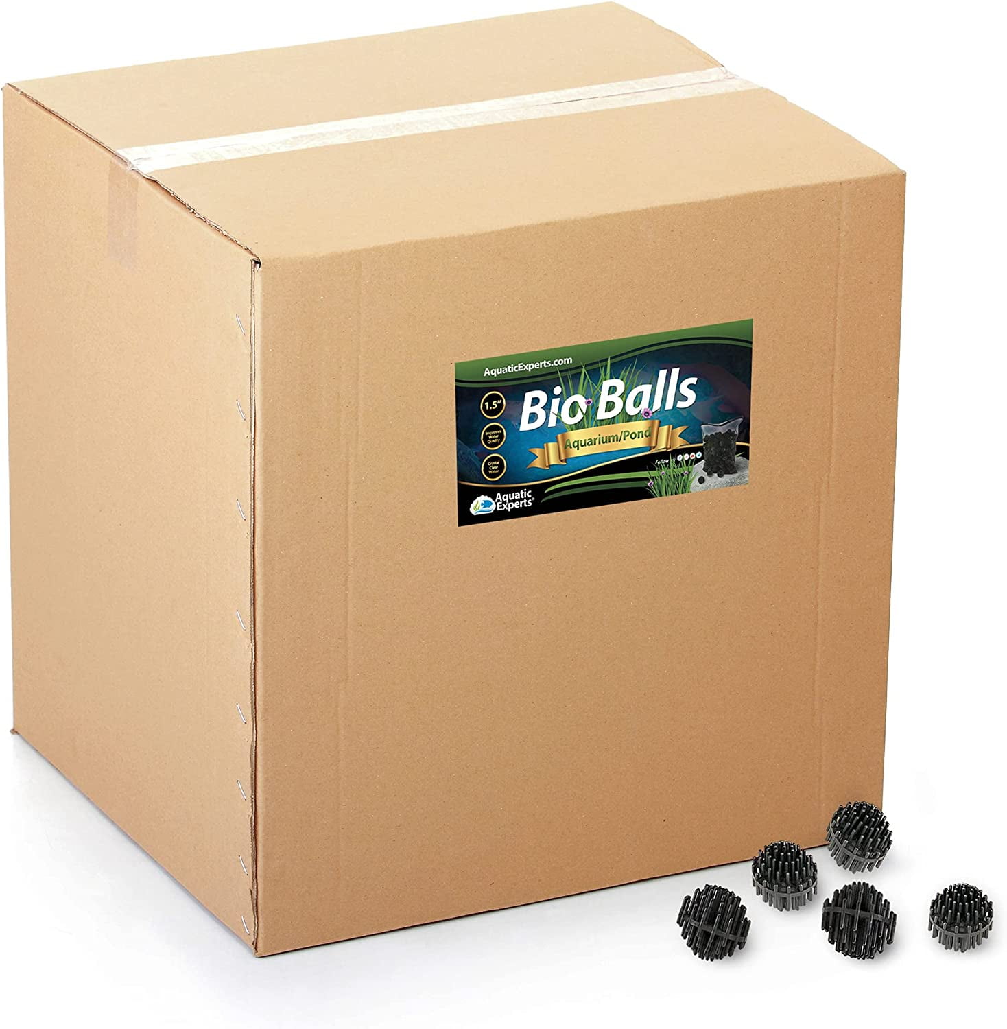 Bio Balls Filter Media Bulk - 1.5 Inch Bio Balls for Pond Filter - Bio ...