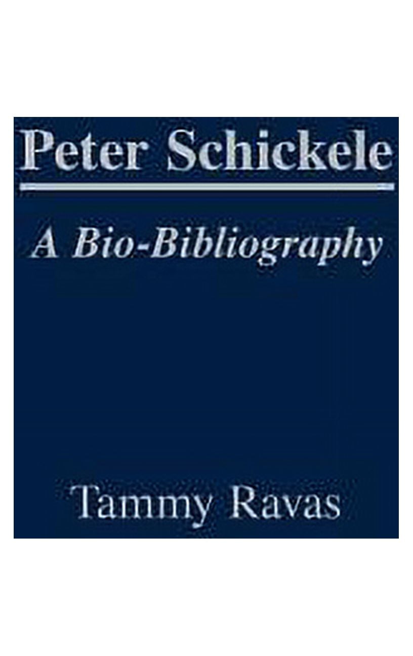 Bio-Bibliographies in Music Peter Schickele: A Bio-Bibliography, Book ...