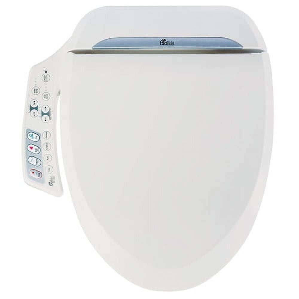 Bio Bidet BB-600 Advanced Bidet Seat, Elongated, White, Heated Seat ...