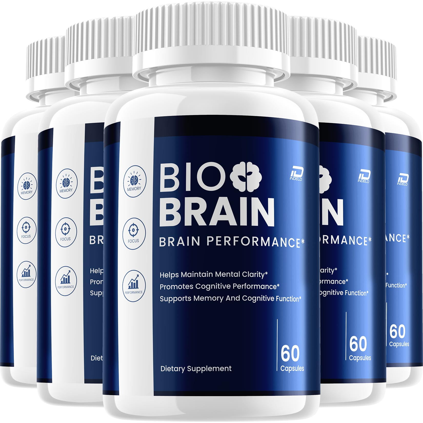Bio Brain Supplement Capsules – BioBrain Natural Blend Memory Focus, 5 ...