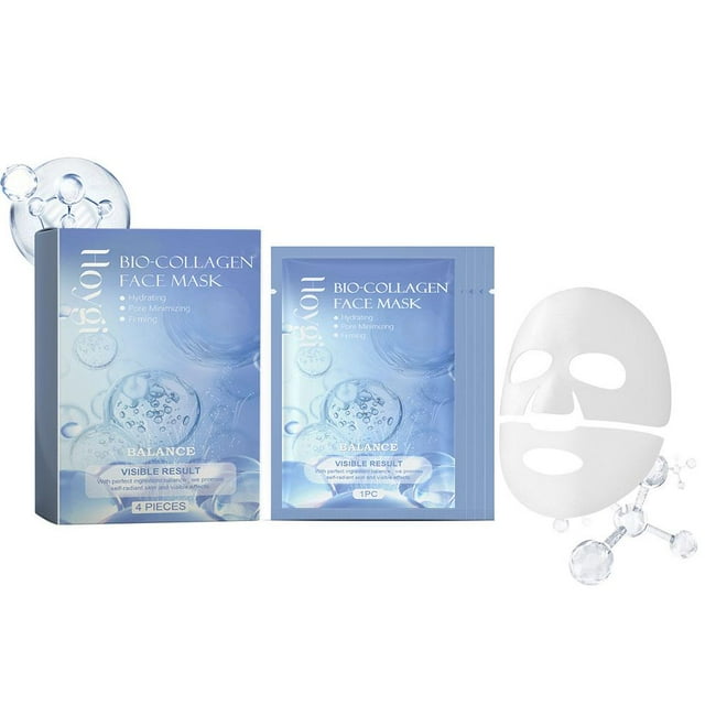 Bio Collagen Face Mask Fine Line Remover Shrink Pores Moisturizing ...