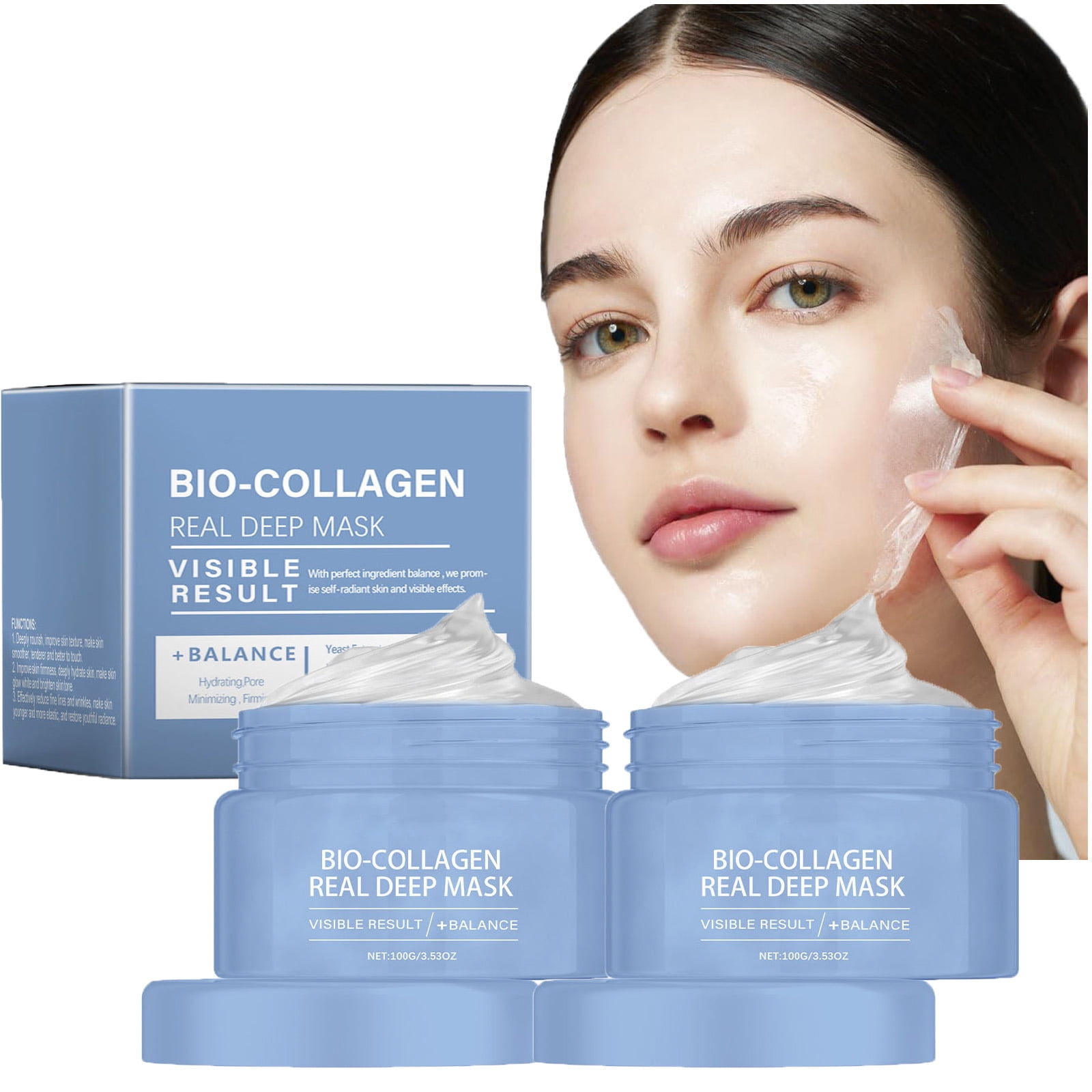 Bio-Collagen Real Deep Mask, Bio Collagen Mask Overnight, Collagen Peel ...