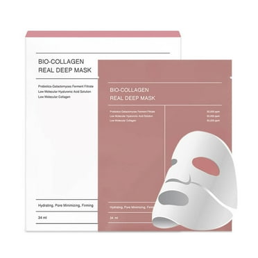 Bio-Collagen Sheet Mask, Hydrating Overnight Hydrogel Mask, Firming ...