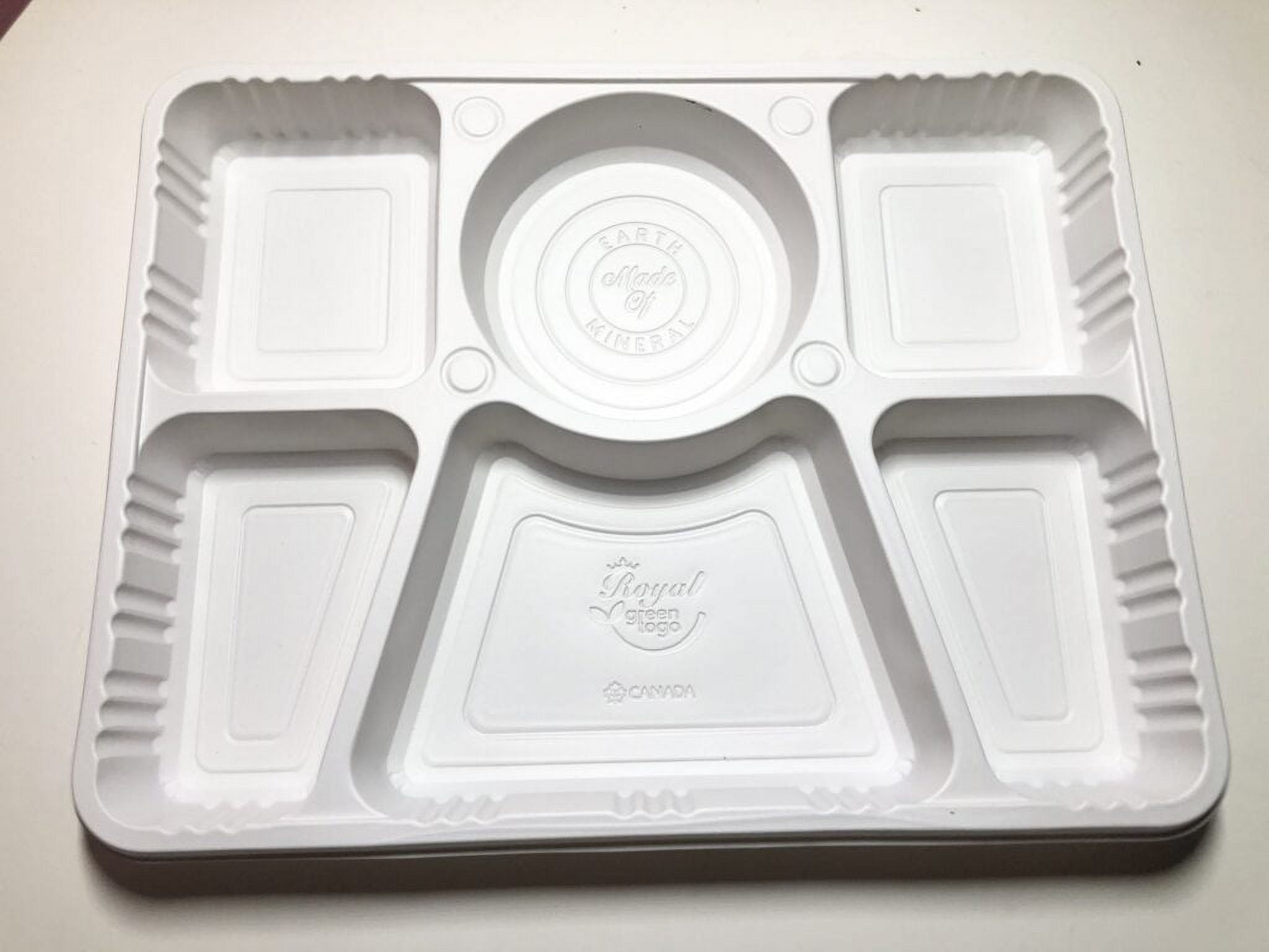 Bio-Degradable 6 Compartment Lunch Plate - Walmart.com