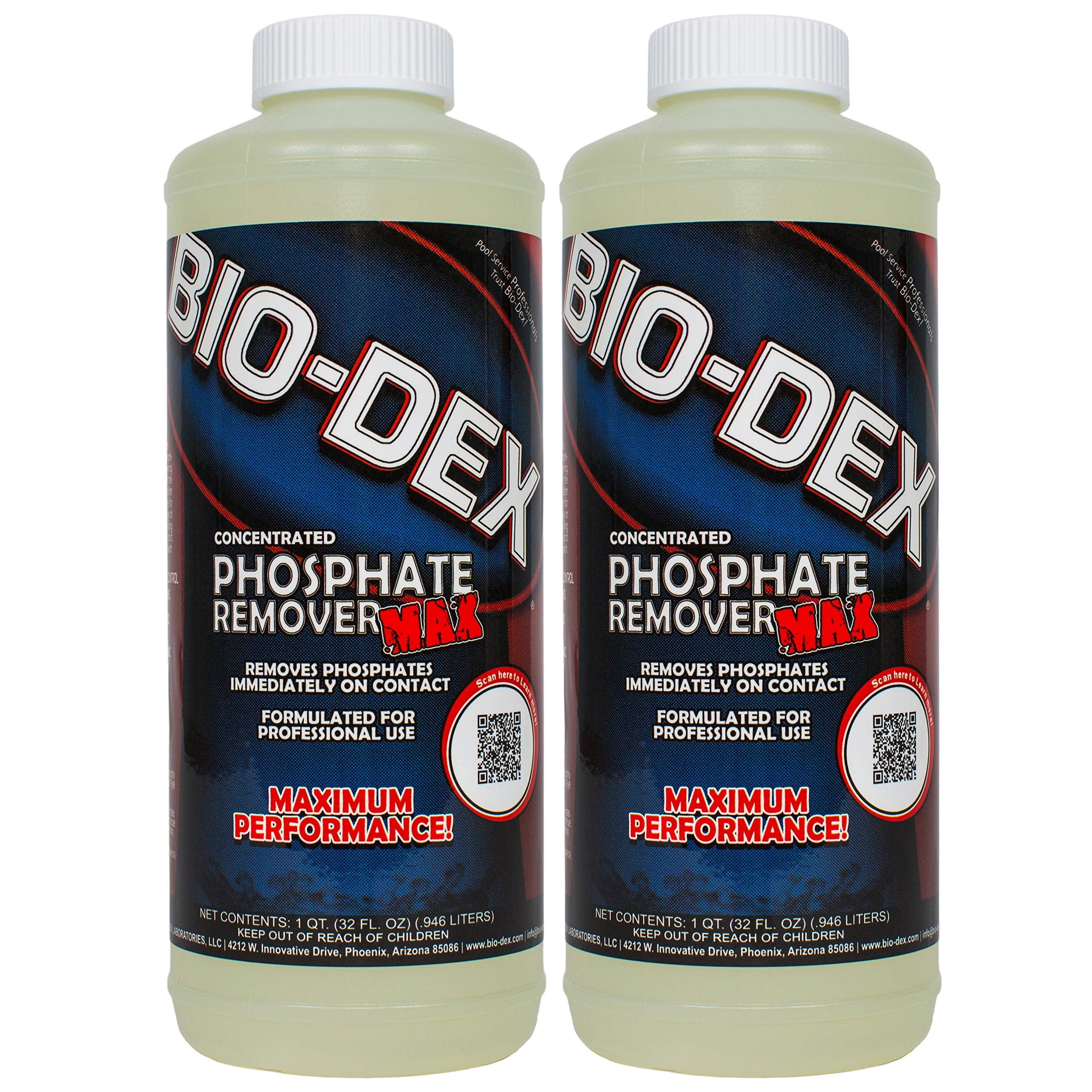 Bio-Dex Phosphate Remover Max 1 qt - 2 Pack - Walmart.com