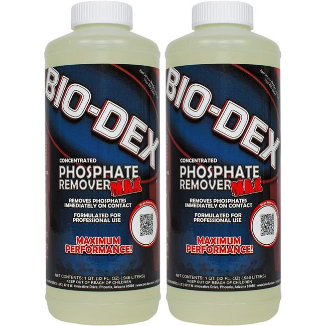 Bio Dex Laboratories 1 qt. Bottle Phosphate Remover Plus Max - Case of ...