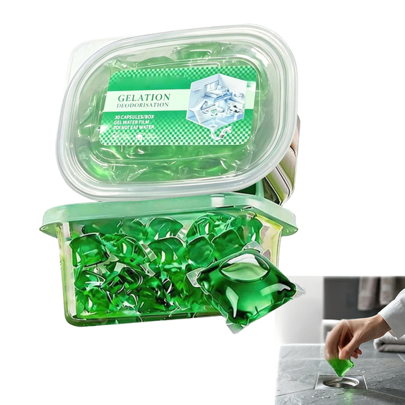 Bio Enzyme Drain Cleaner, Bio-Enzyme Drain Care Pods, Drain Deodorizer ...