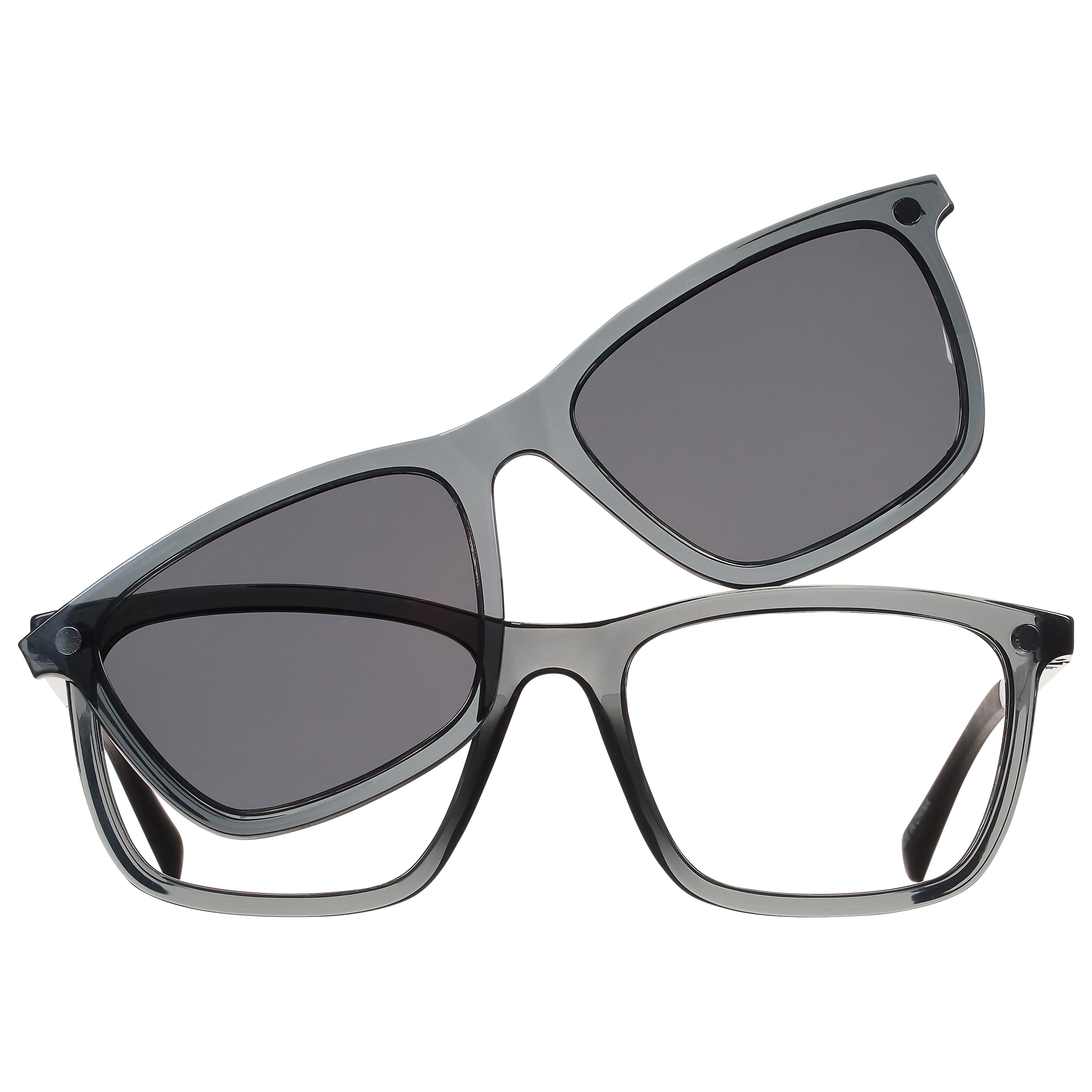 Bio Eyes Mens Prescription Eyeglasses, Clay, Grey, 55.5-19.0-143 ...