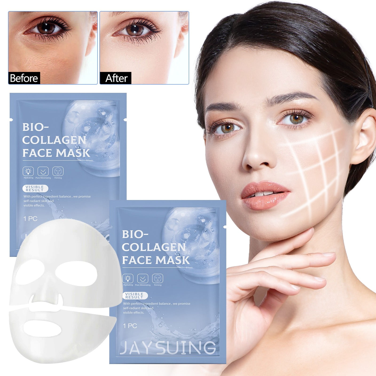Bio Face Mask Set | Wrinkle Lifting & Firming Overnight Korean Facial ...