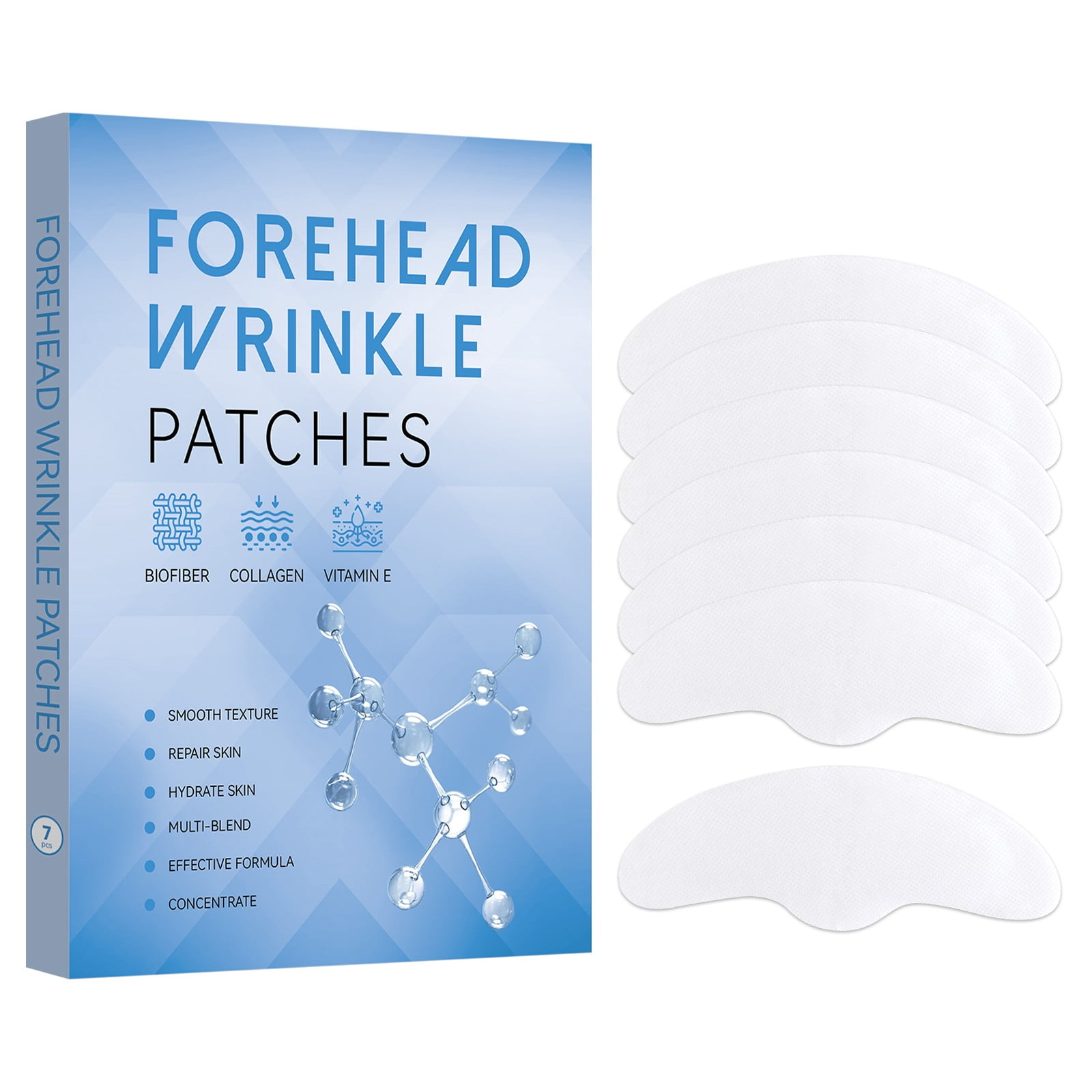 Bio Fiber Forehead 7 Pack For Smooth Hydrated Skin Beautiful Convenient ...