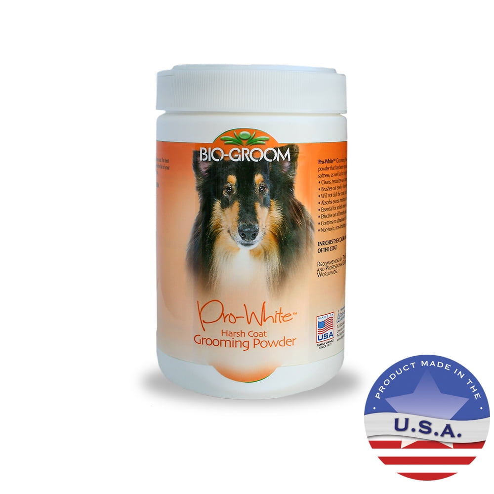 Bio-Groom Pro-White Dog Grooming Powder - Pet Supplies Care for Harsh ...