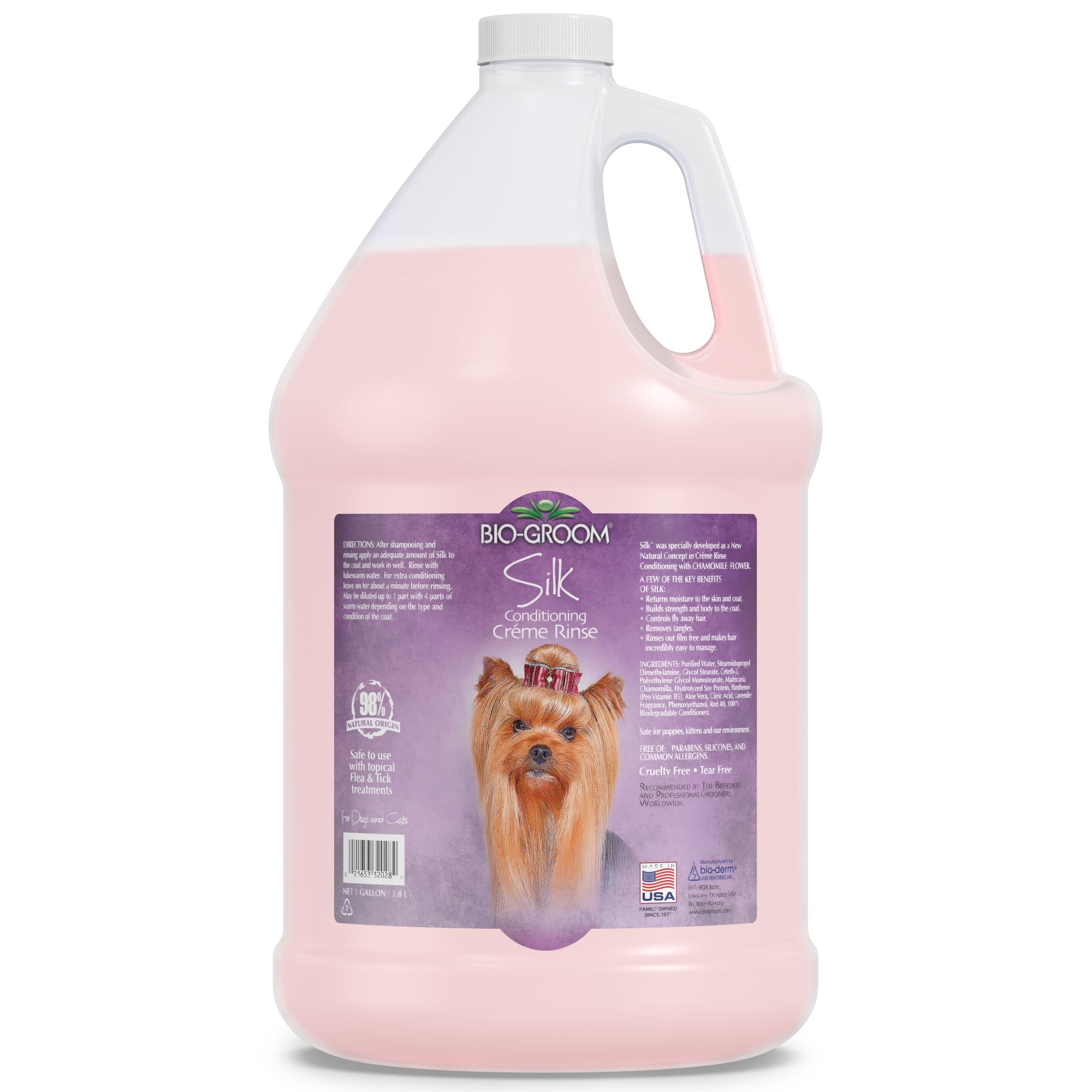 Bio-Groom Silk Creme Rinse Dog & AIS1 Puppy Conditioner - Hair ...