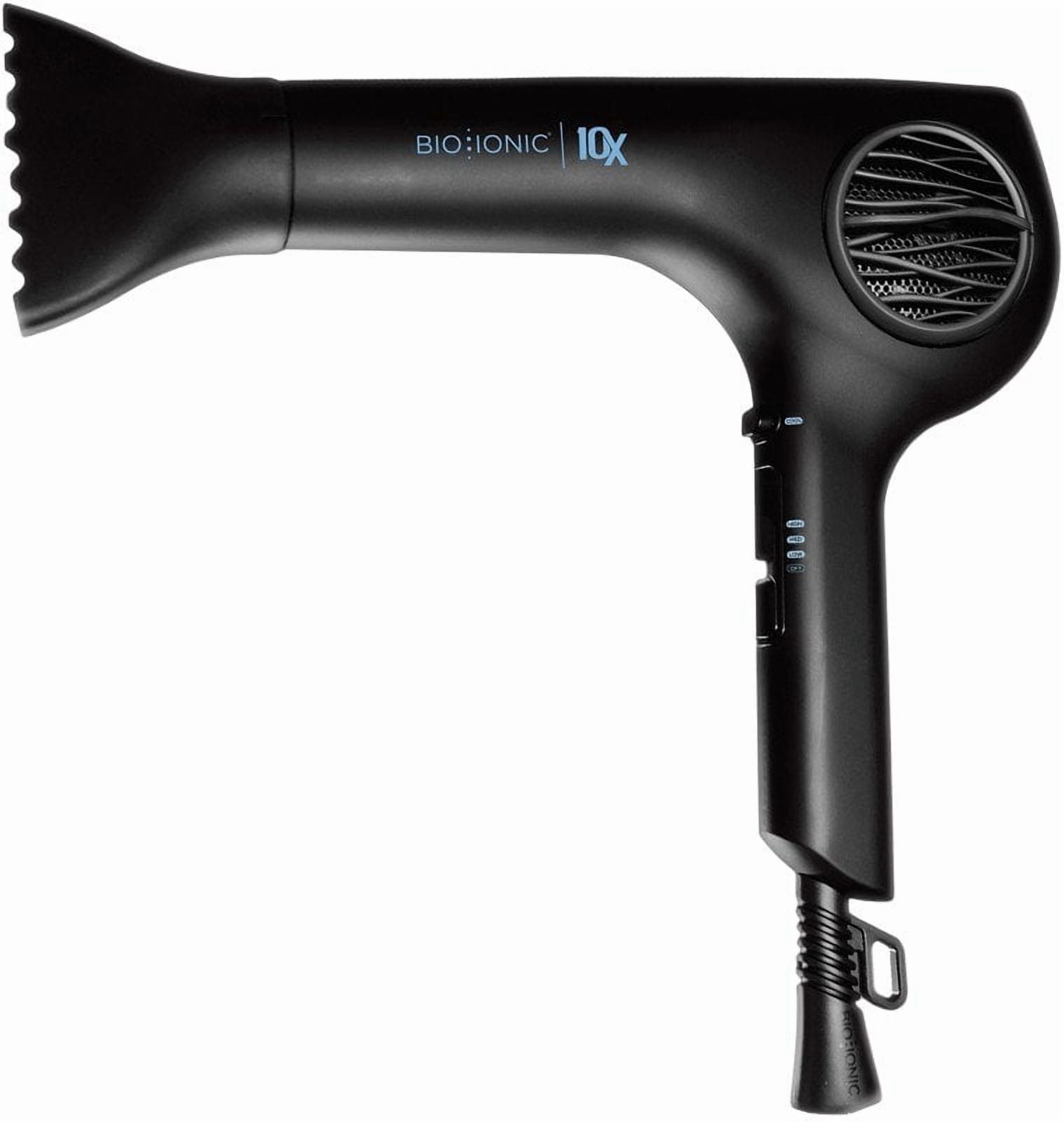 Bio Ionic 10X UltraLight Speed Hair Dryer, Adjustable Heat, Frizz ...